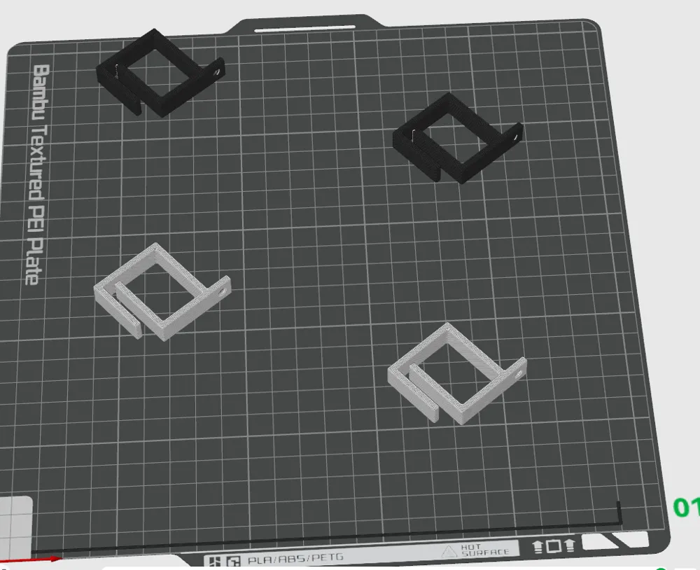 Screw-Mounted Cable Hook / Cord Organizer - Free 3D Print Model ...