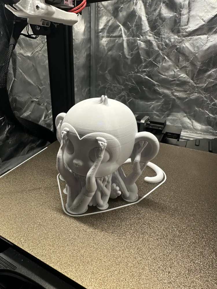 Baby Monkey - Free 3D Print Model - MakerWorld
