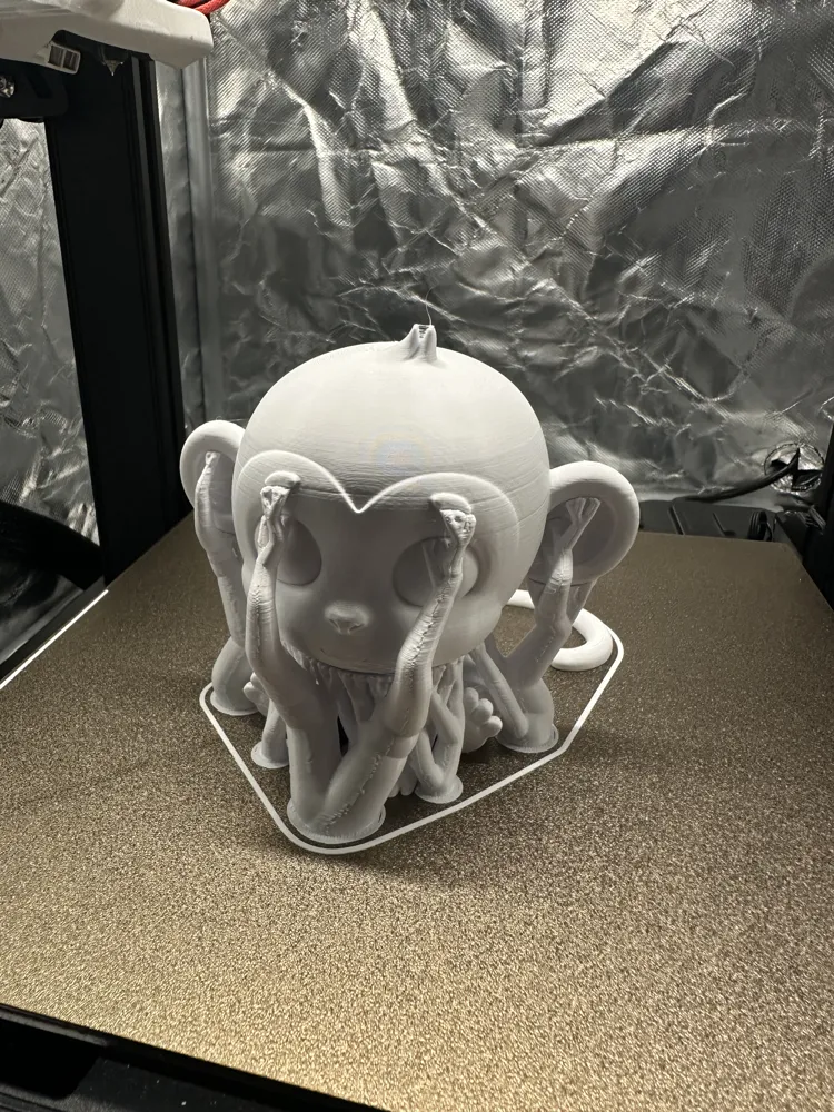 Baby Monkey - Free 3D Print Model - MakerWorld