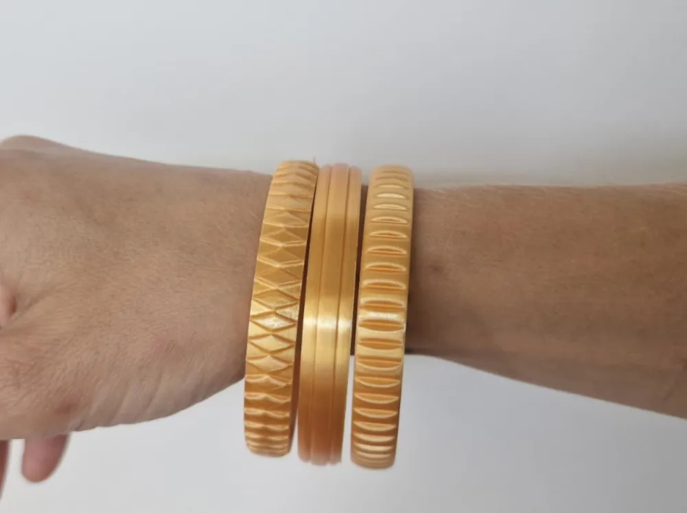 Bangle collection - Free 3D Print Model - MakerWorld