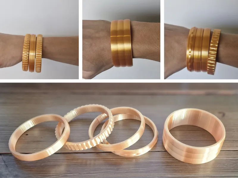 Bangle collection - Free 3D Print Model - MakerWorld
