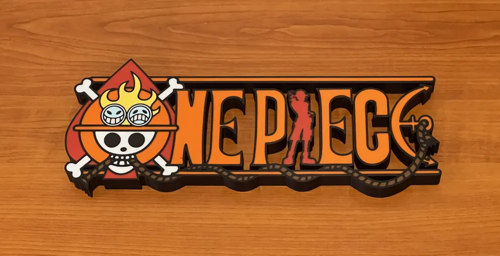 Logo One Piece Ace - Modèle d'Impression 3D Gratuit - MakerWorld