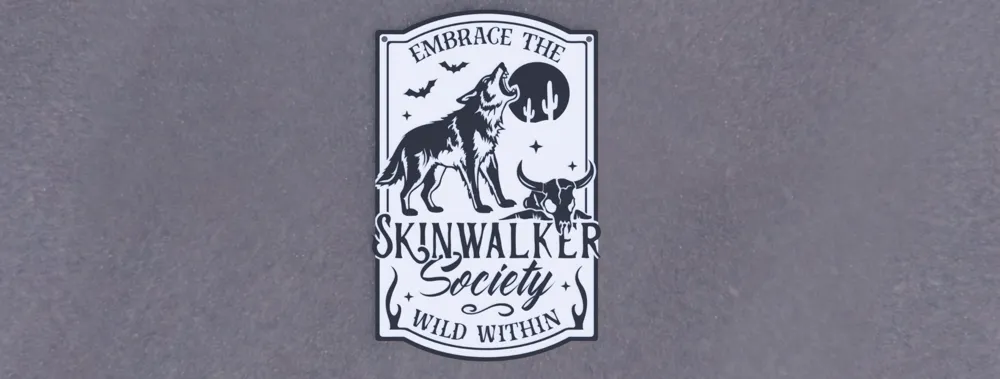 Skinwalker Sign by santannabradshawMakerWorld: Download Free 3D Models