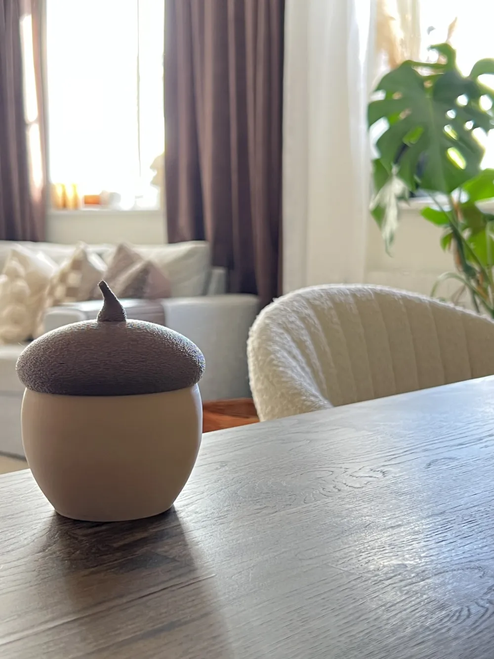 Acorn Storage Jar by Eazzz MakerWorld: Download Free 3D Models