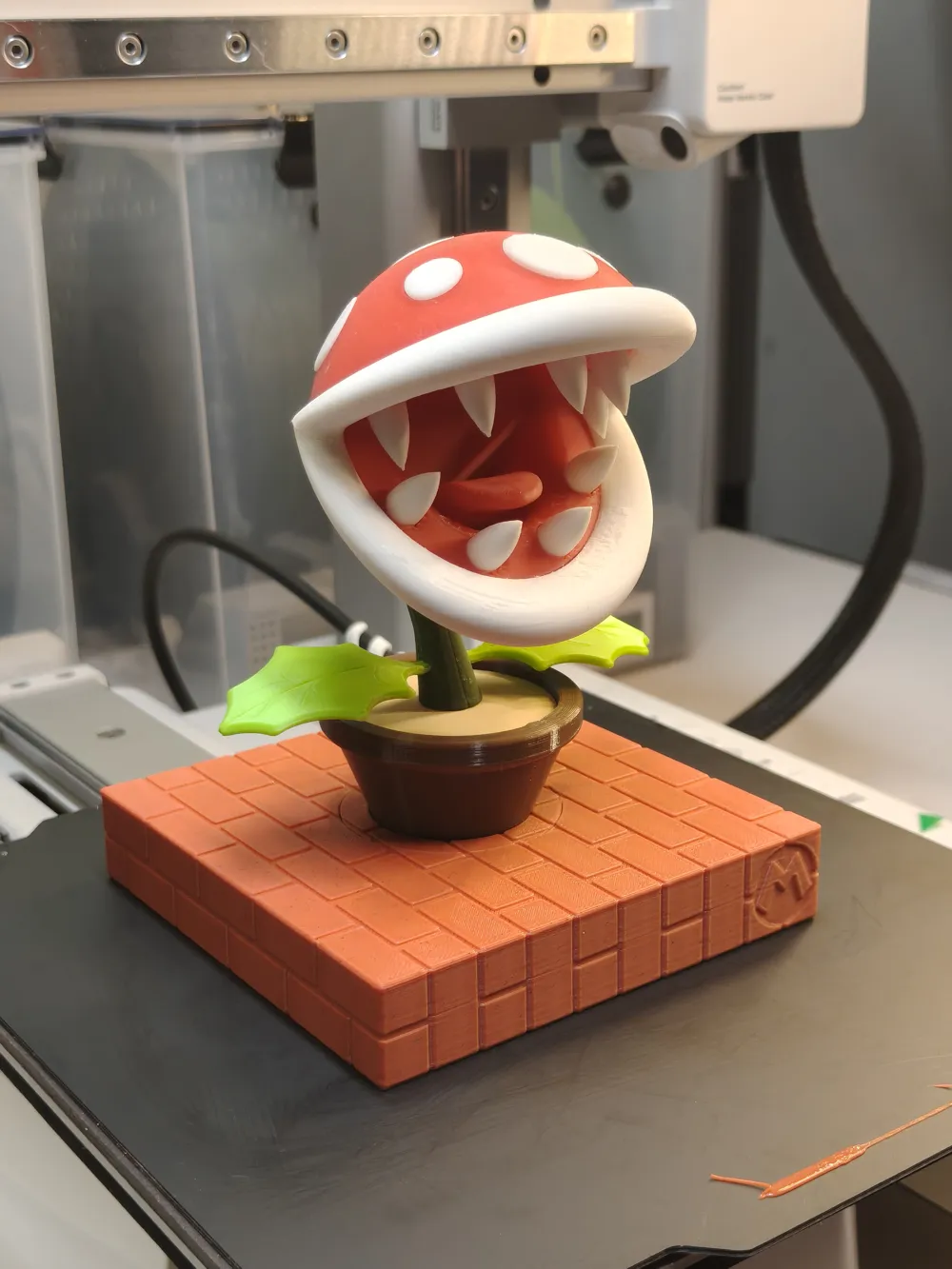 Bobblehead Piranha Plant (no AMS) by Chrrrg MakerWorld: Download Free ...
