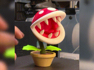 Bobblehead Piranha Plant (no AMS) by ChrrrgMakerWorld: Download Free 3D ...