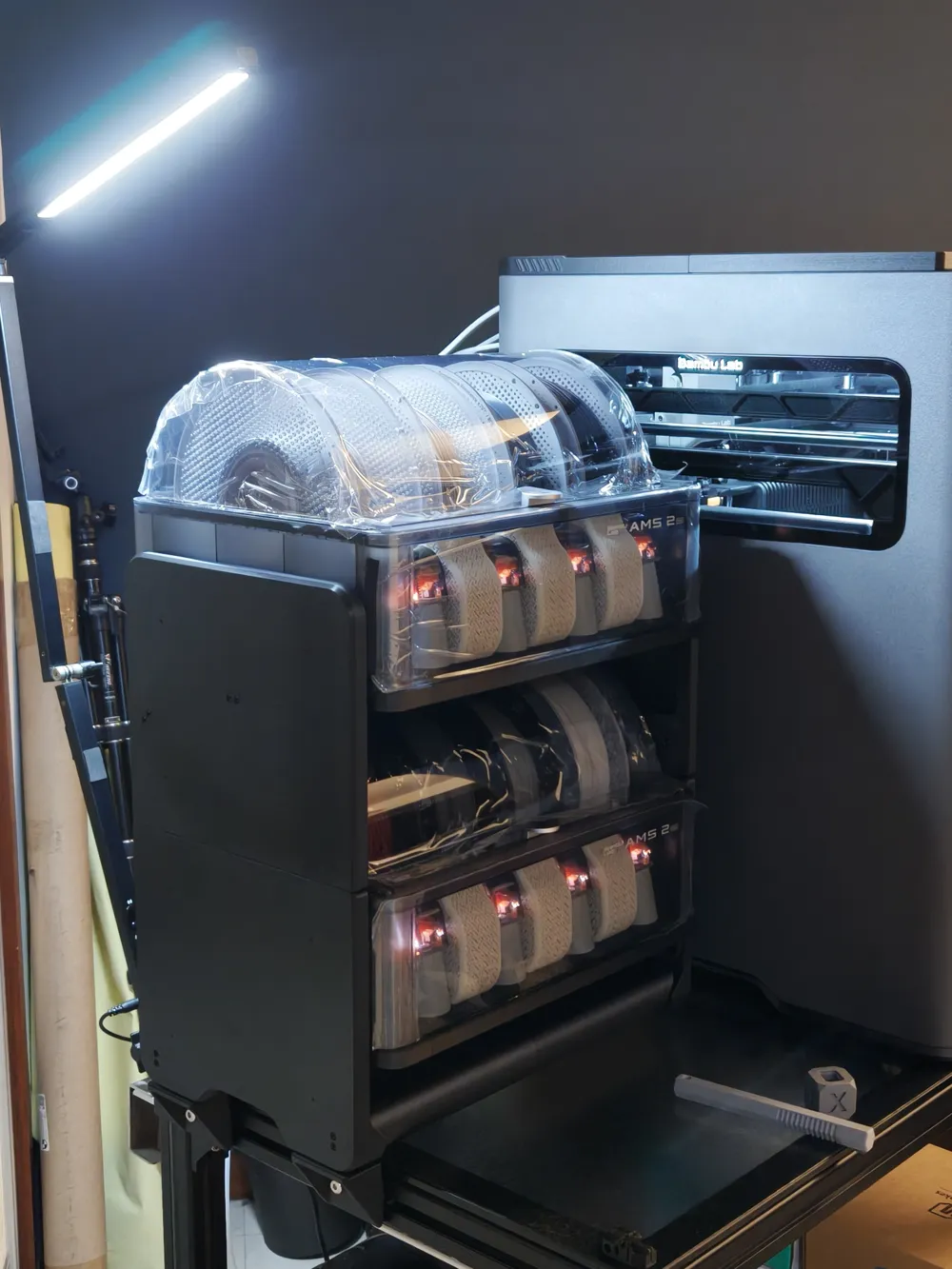 双AMS堆叠器AMS双层支架TPU脚垫 TPU Foot Pad - Free 3D Print Model - MakerWorld