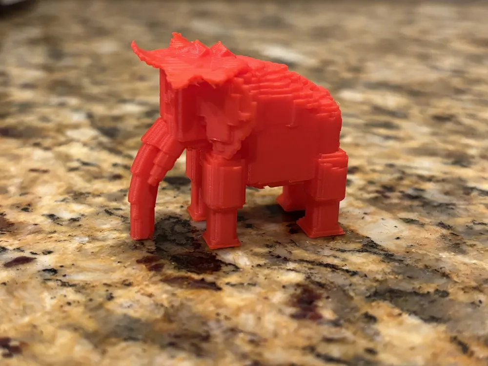Elefante Fresa Roba un Brainrot por Tiger prints MakerWorld: Descarga ...