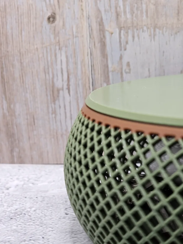 Design Bowl with diagonal square pattern and lid by Petto MakerWorld: Download Free 3D Models