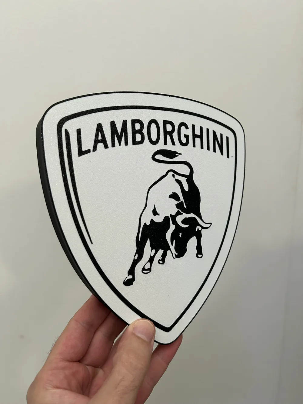 Logo lightbox lamborghini - Free 3D Print Model - MakerWorld