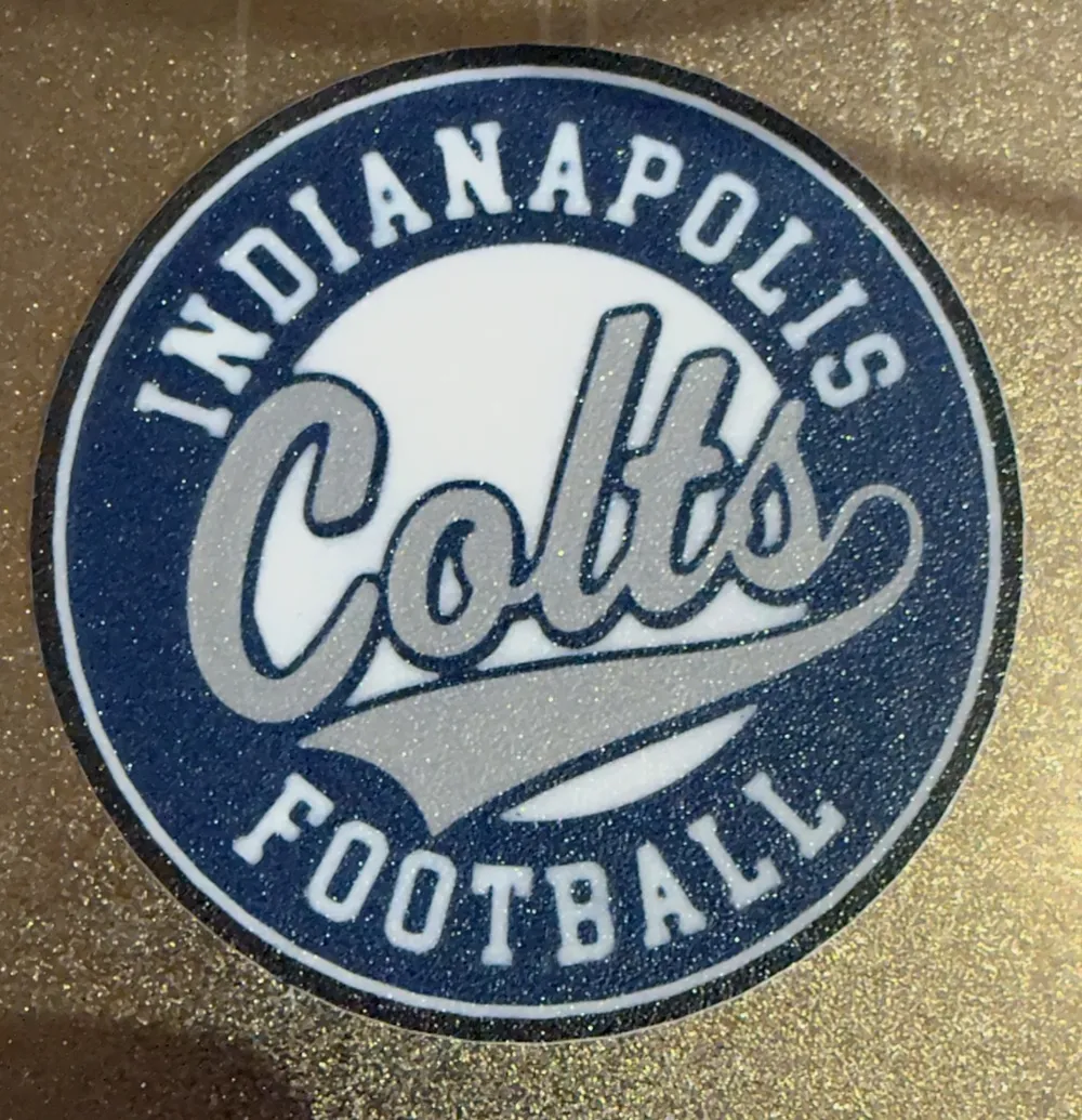 Indianapolis Colts Coaster Set - Free 3D Print Model - MakerWorld