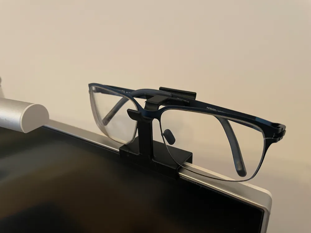 Universal monitor glasses stand - Free 3D Print Model - MakerWorld