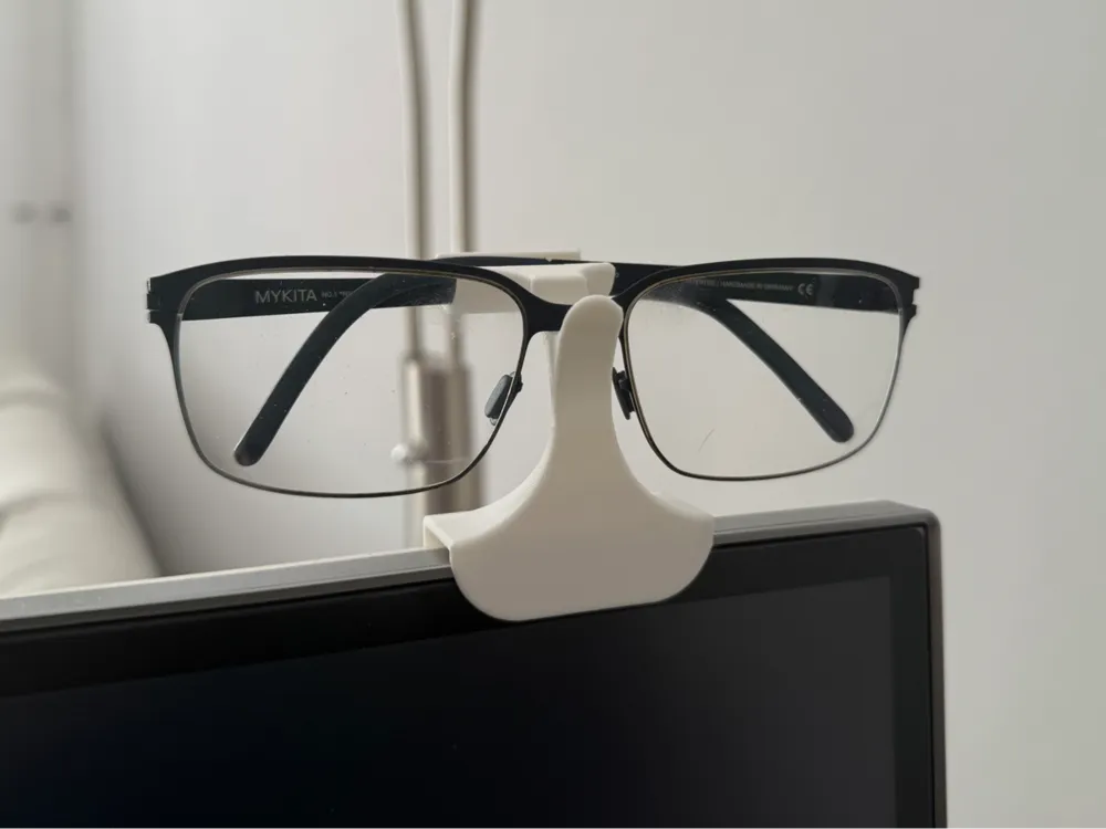 Universal monitor glasses stand - Free 3D Print Model - MakerWorld