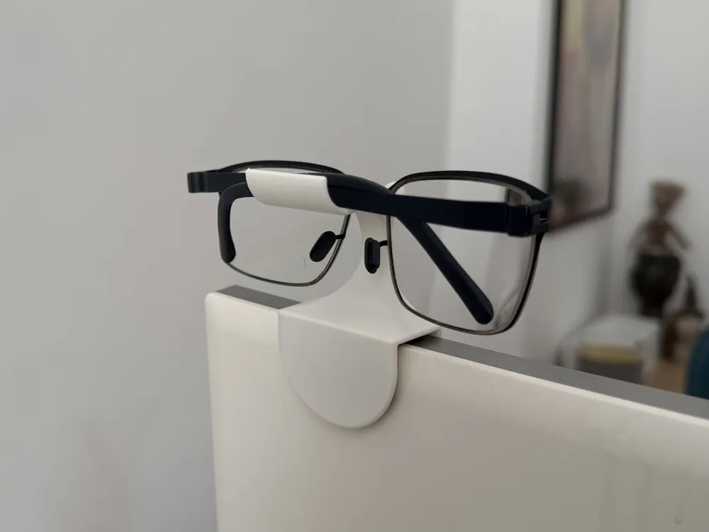 Universal monitor glasses stand - Free 3D Print Model - MakerWorld