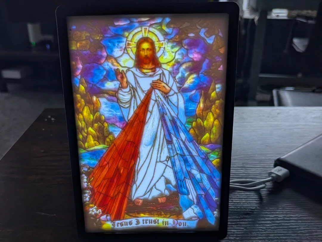 Divine Mercy Jesus - Free 3D Print Model - MakerWorld