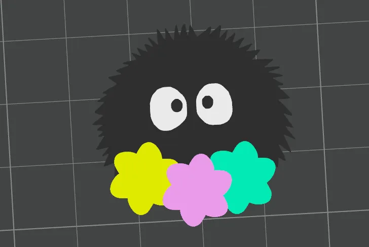Susuwatari pin (Studio Ghibli) by NeRKo - MakerWorld