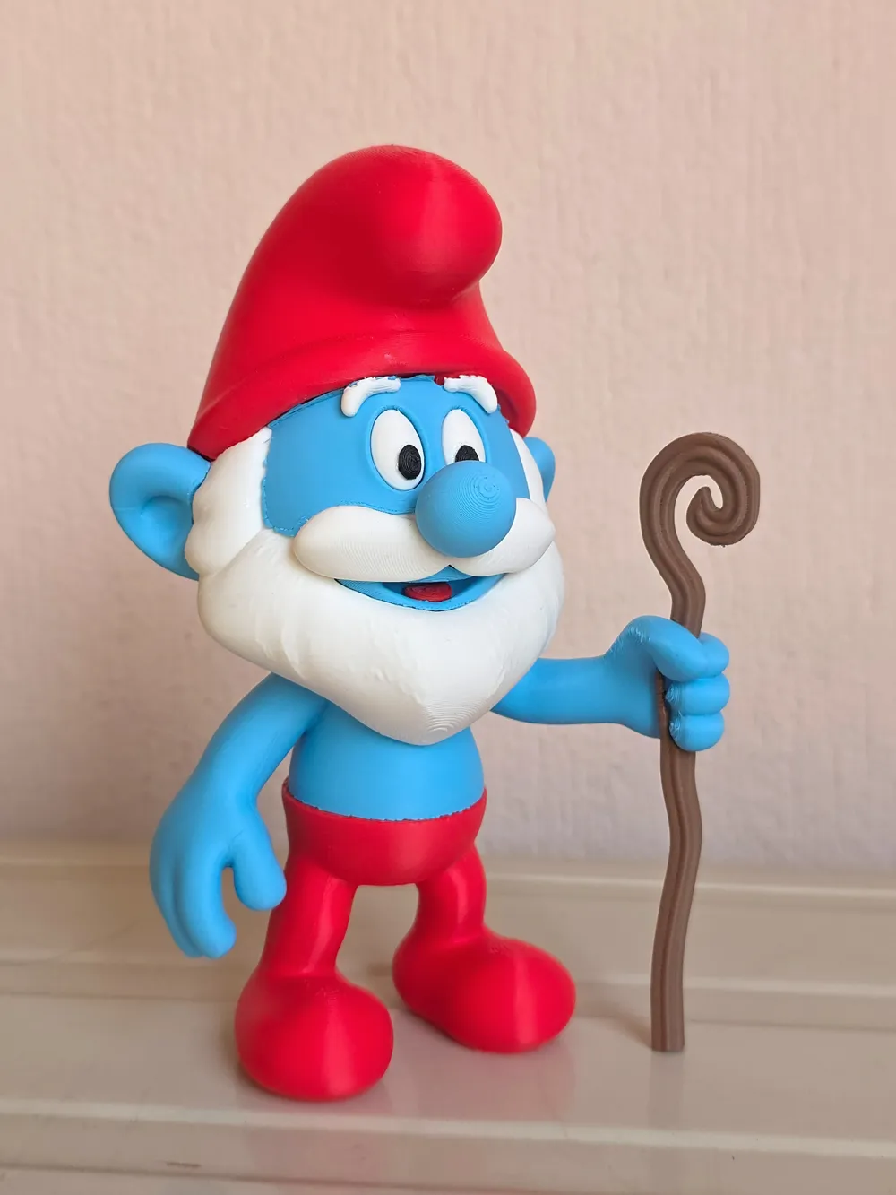PAPA SMURF / NO AMS - Free 3D Print Model - MakerWorld