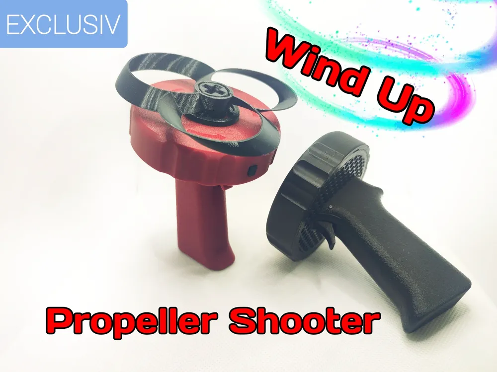 Wind-Up Propeller Disc Shooter by BamBam Design MakerWorld: Download ...