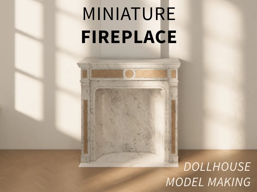 Miniature Fireplace by Studio Modulus MakerWorld: Download Free 3D Models
