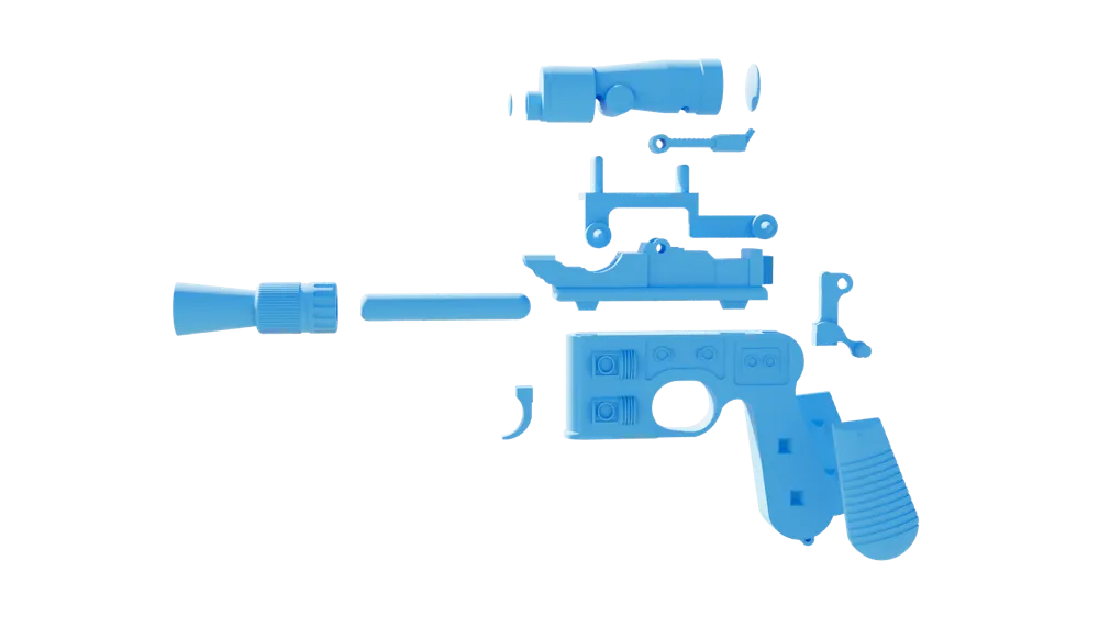 Luke Skywalker Blaster DL-44 - Free 3D Print Model - MakerWorld