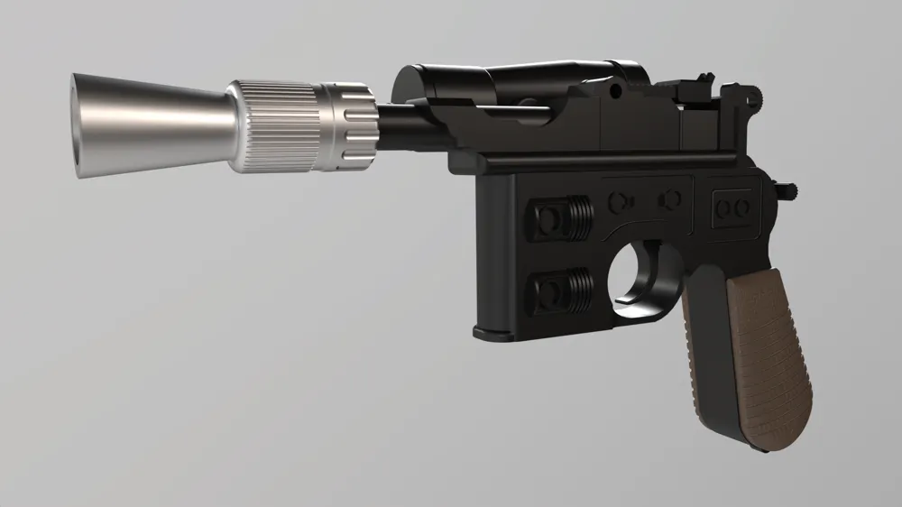 Luke Skywalker Blaster DL-44 by IdealAnsicht MakerWorld: Download Free ...