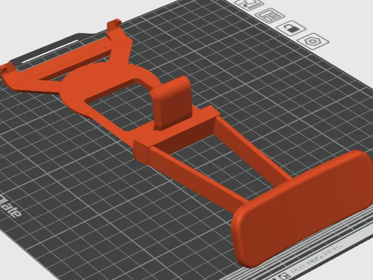 ROG Ally X w/JSAUX Modcase Belly Rest - Free 3D Print Model - MakerWorld
