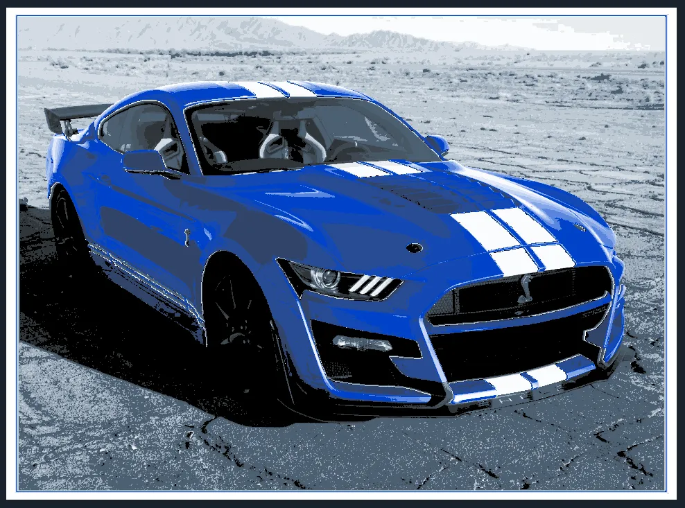 Ford Mustang GT500 - 2020 - Hueforge by BeaN - MakerWorld