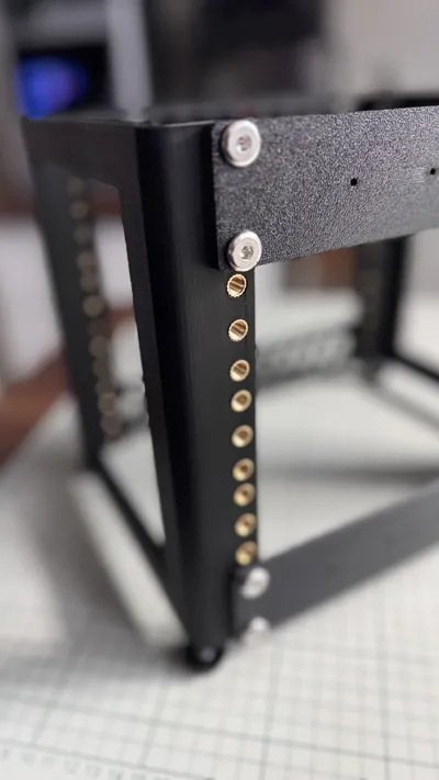 Mini Rack Modular 10 inch Homelab Server Rack by JiltedGeek MakerWorld ...