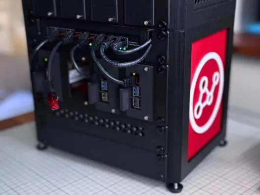 Mini Rack Modular 10 inch Homelab Server Rack - Free 3D Print Model ...