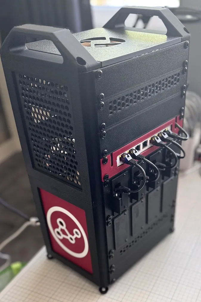 Mini Rack Modular 10 inch Homelab Server Rack by JiltedGeek MakerWorld ...