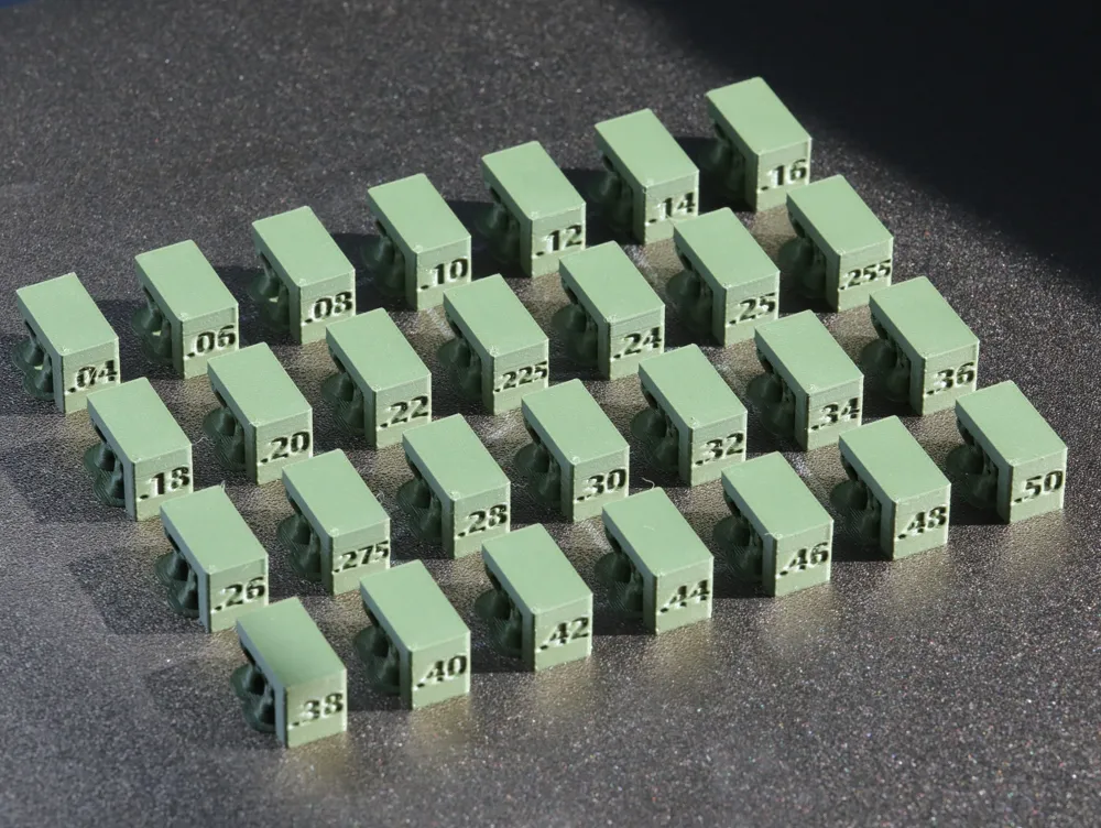 Top Z Distance Support Test - Free 3D Print Model - MakerWorld