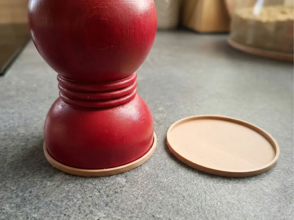 Salt and pepper mill cap | scalable | 15 min print - Free 3D Print ...