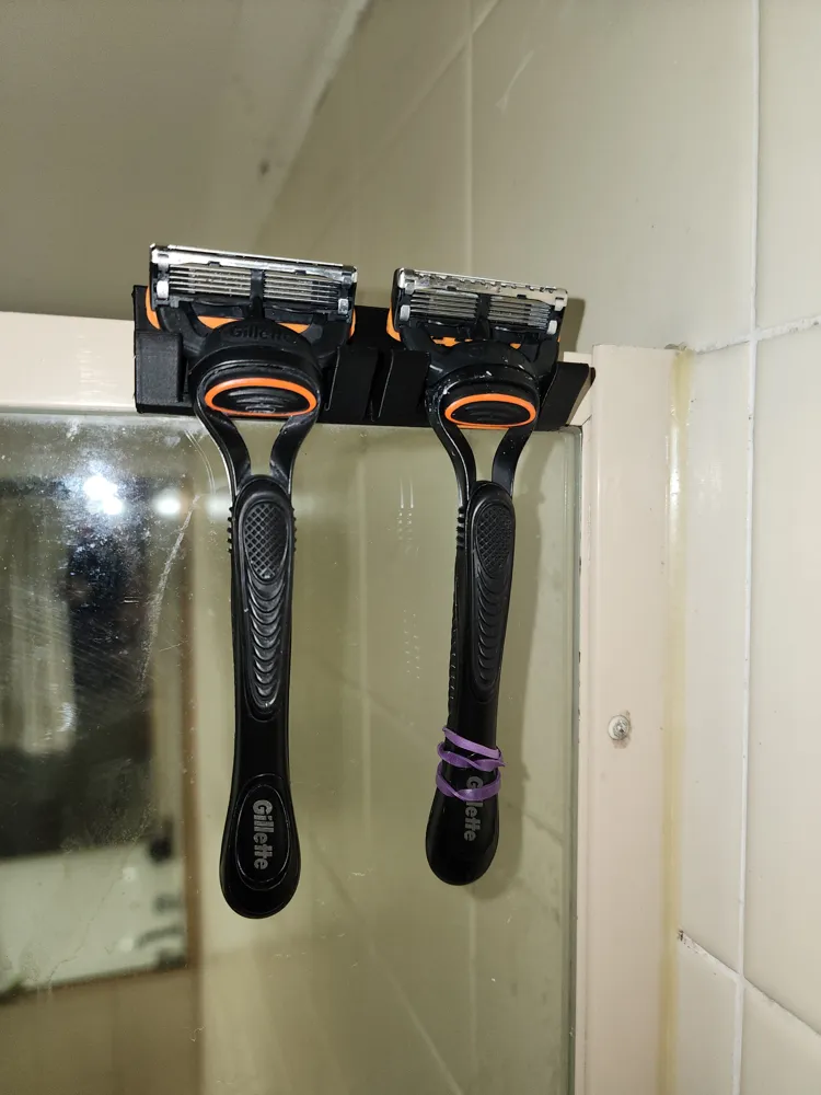 Gillette His and Hers Holder for Shower - Free 3D Print Model - MakerWorld