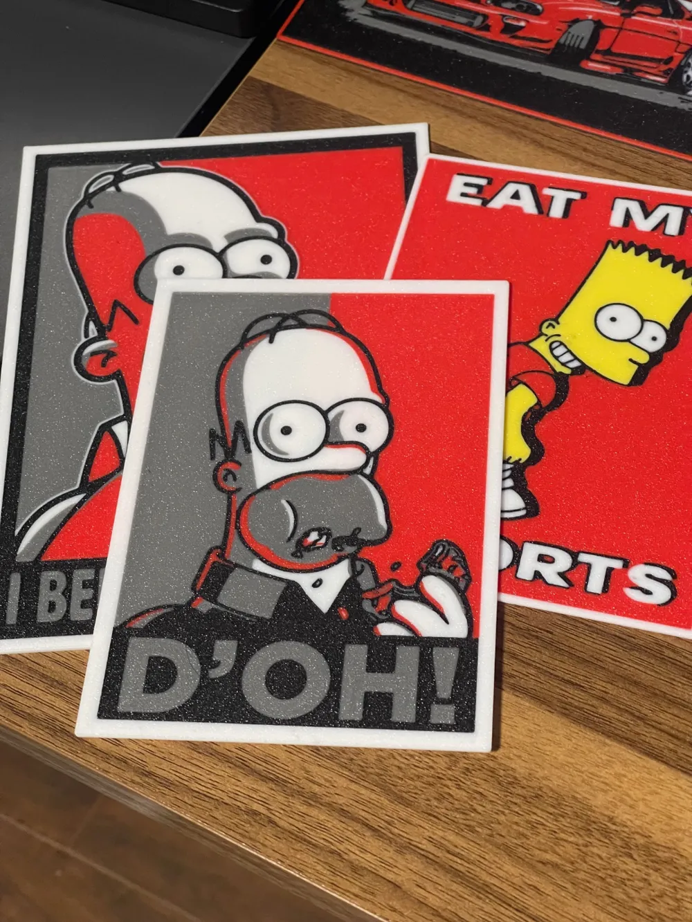Homer D'Oh! Sign Poster print by ShapeShift 3D Creations - MakerWorld
