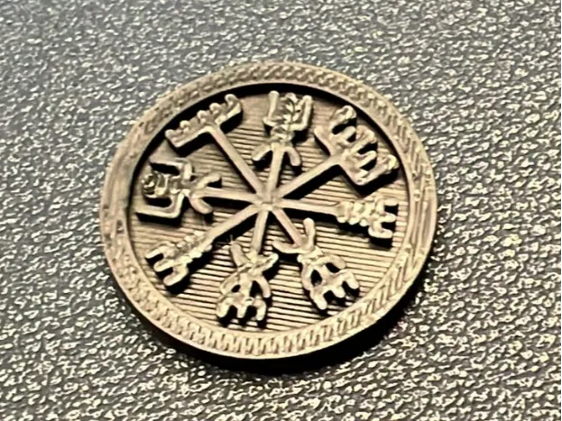 moneta per la spesa Vegvisir - Modello di stampa 3D gratuito - MakerWorld