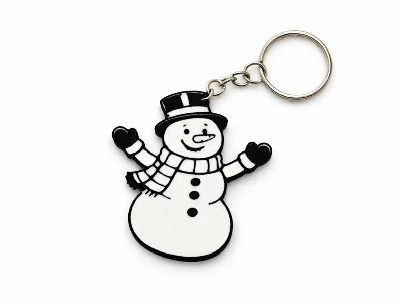 Snowman - Keychain - Free 3D Print Model - MakerWorld