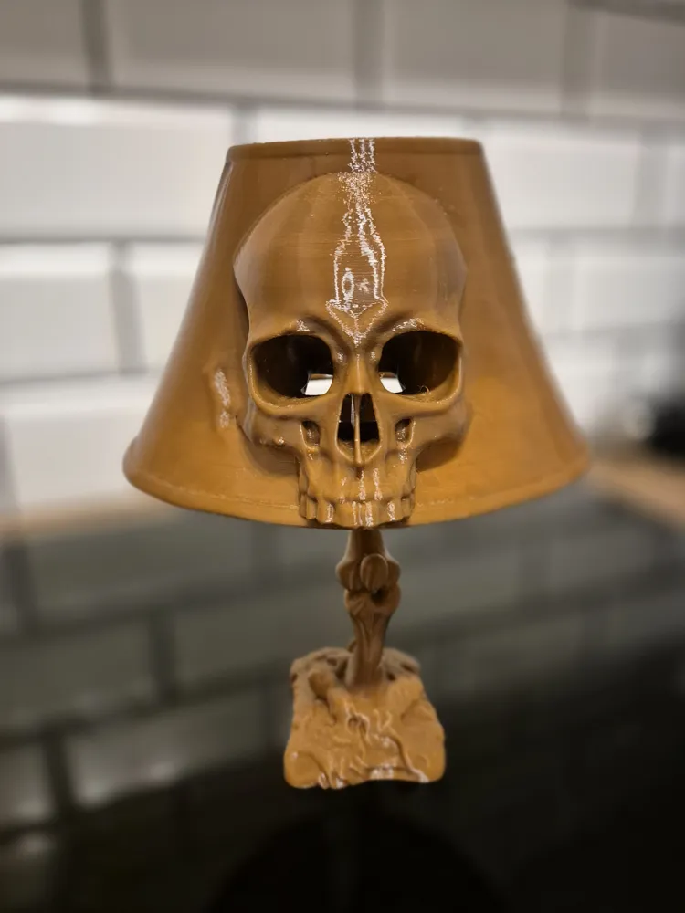 Skull lamp by Burak19891 MakerWorld: Download Free 3D Models