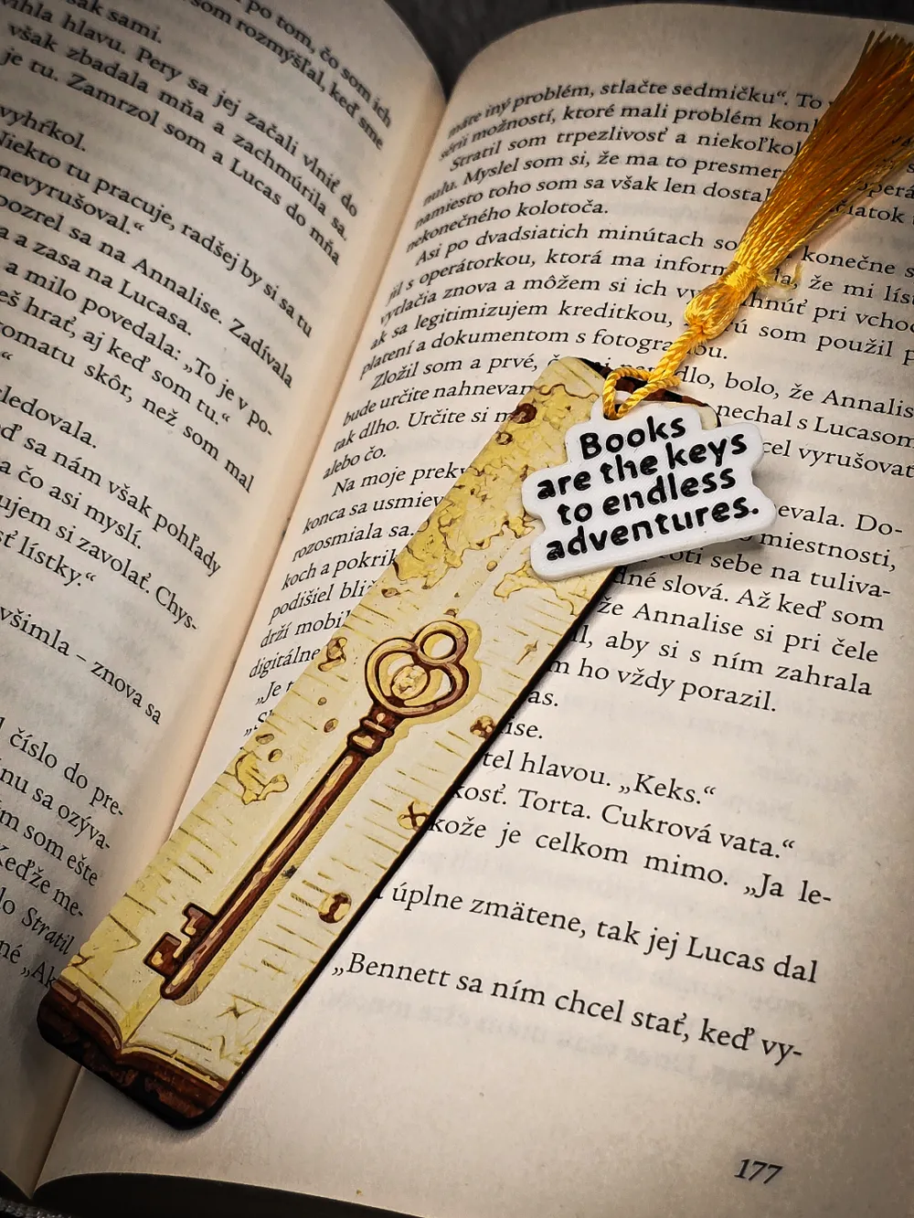 Bookmark - book and key by CoNcLuZiOn - MakerWorld