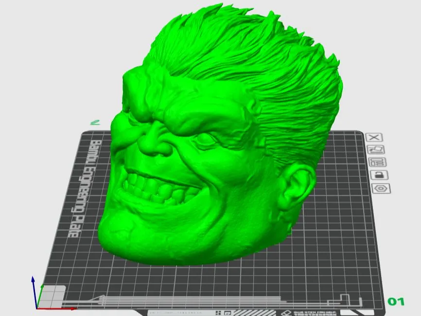 Hulk Mask for printing in TPU by Ibextronic3D MakerWorld: Download Free ...