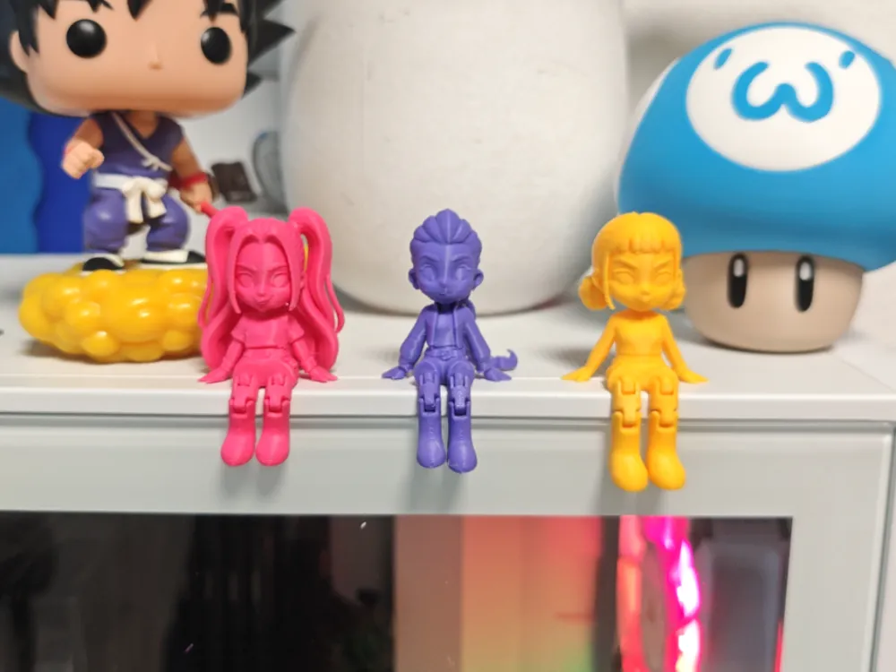 Articulated legs Kpop Demon Hunters Buddy (Chibi) - Free 3D Print Model ...
