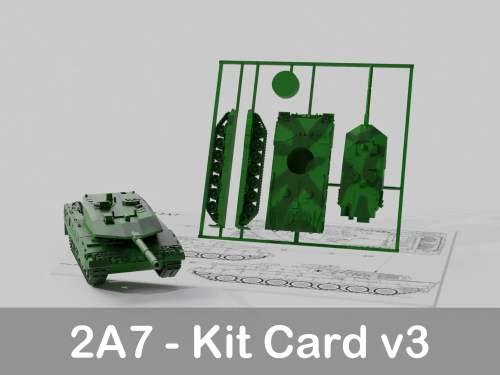 Leopard 2A7 v3 - KitCard by sweezy - MakerWorld