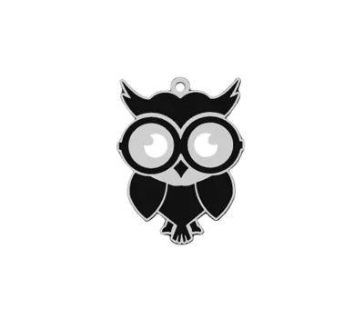 Star Wars Night Owl Logo Keychain by sionnachstudios - MakerWorld