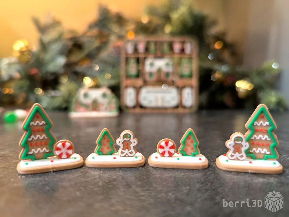 Mini Gingerbread House Kit Card - Free 3D Print Model - MakerWorld