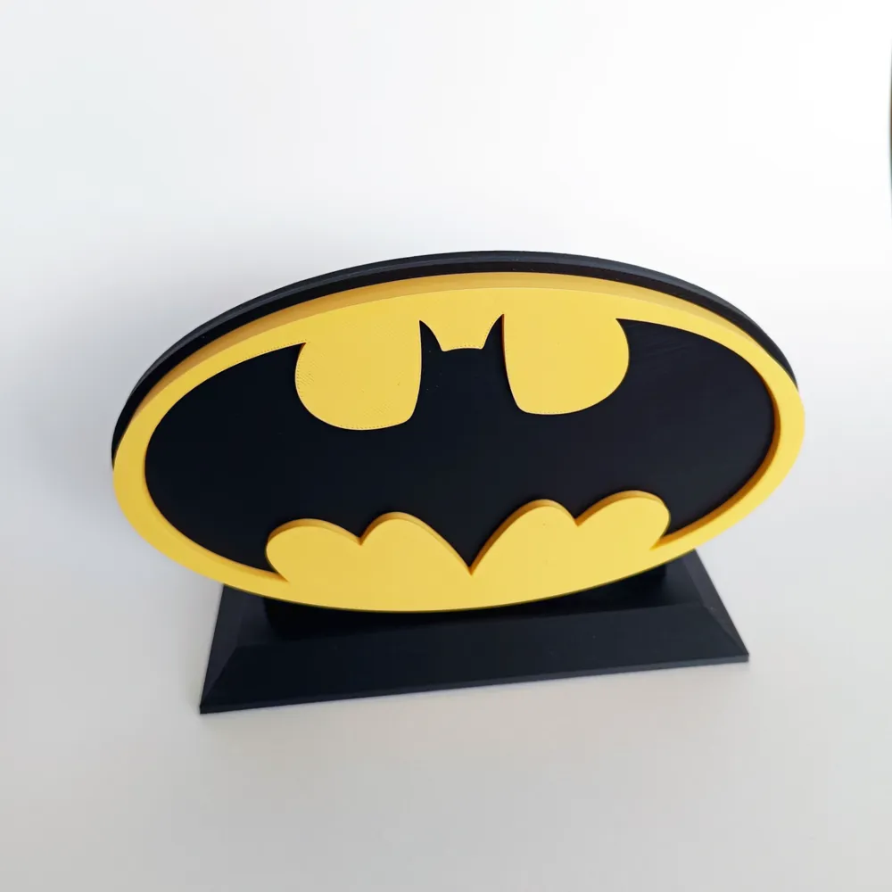 Logo 3D Batman - DC Comics - Free 3D Print Model - MakerWorld