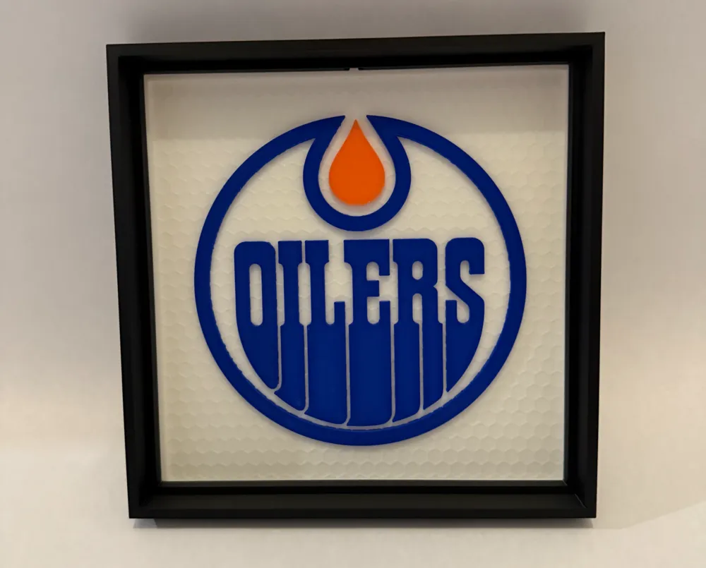 Edmonton Oilers Art Tile by Protyle Designs - MakerWorld