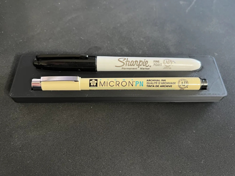 Gridfinity Sharpie and Micron Pen Holder by Like_A_Layman - MakerWorld