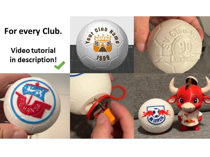 Ouvre-bouteille de football - pour chaque club - Modèle d'Impression 3D ...