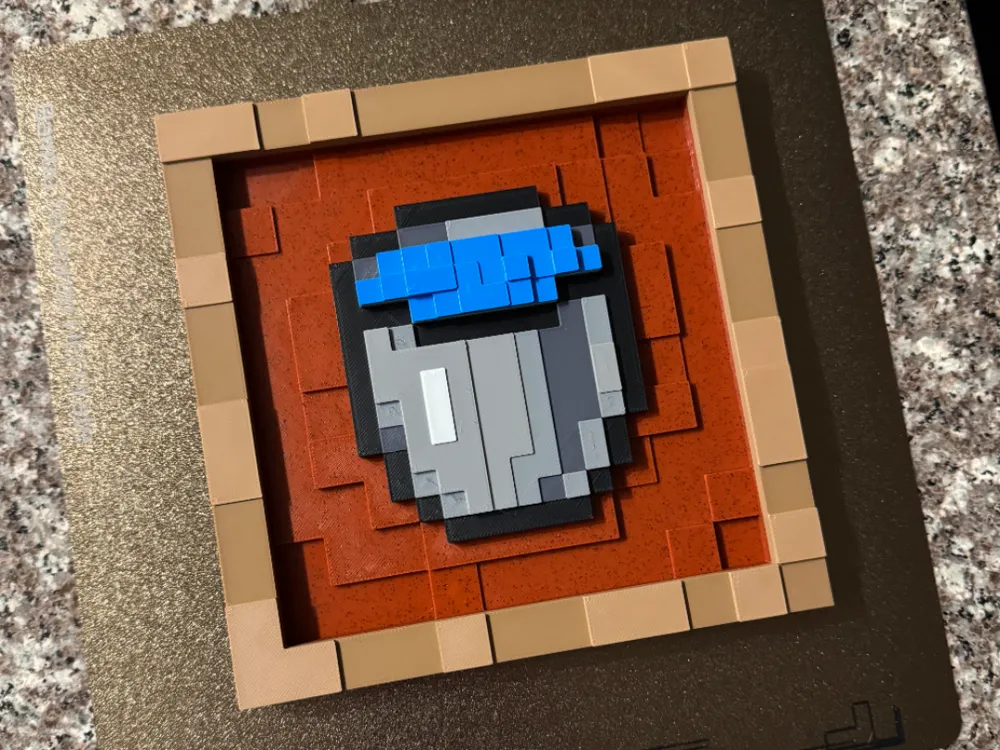 Water Bucket - Minecraft Item Frame by jongoodfeller MakerWorld ...