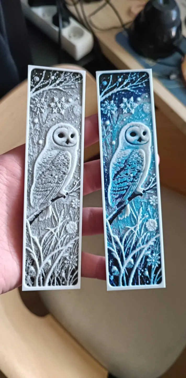 Owl Bookmark by user_1956134841 MakerWorld: Download Free 3D Models