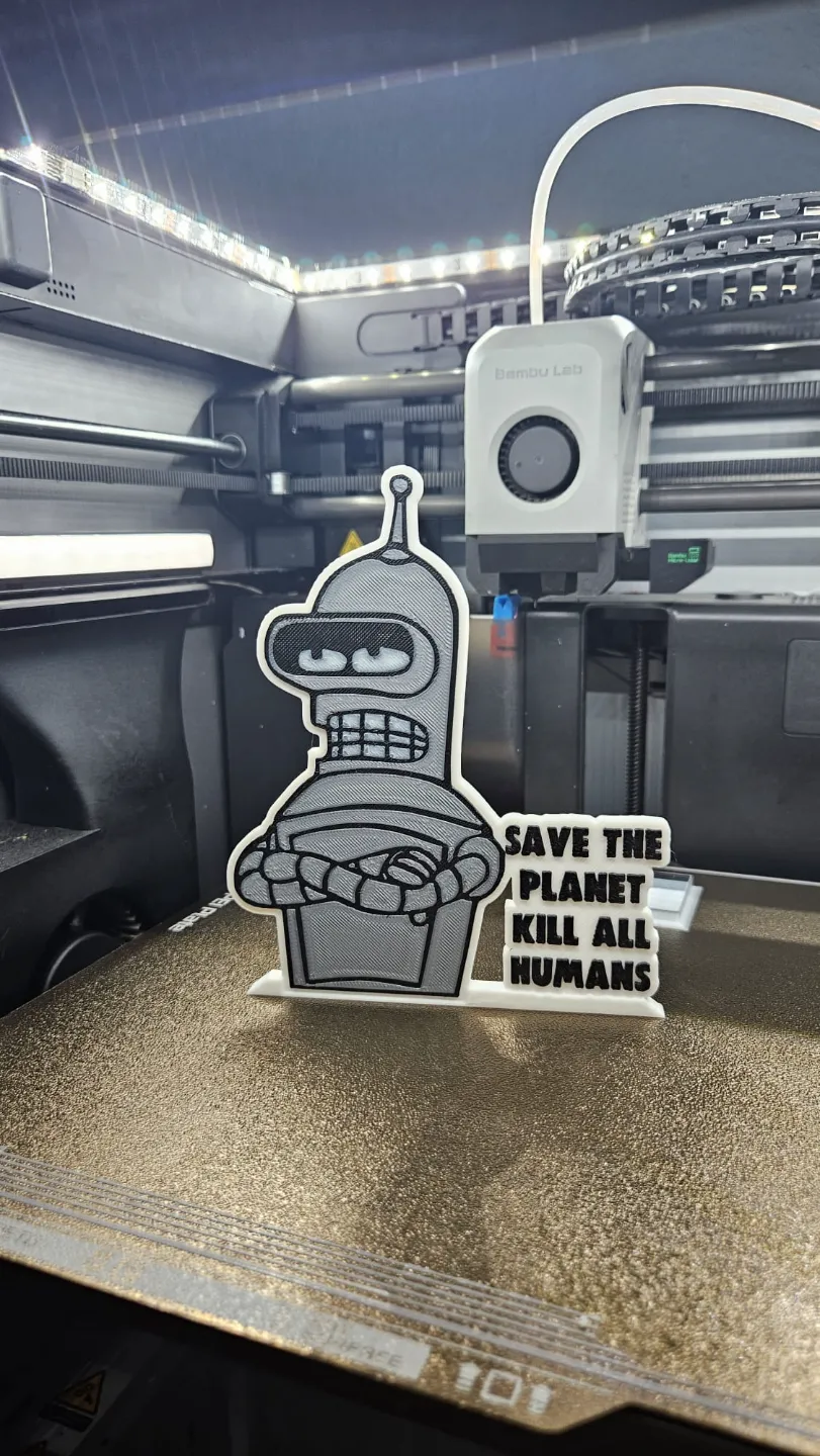 Futurama Bender Table Stand by 5kyrunn3r - MakerWorld